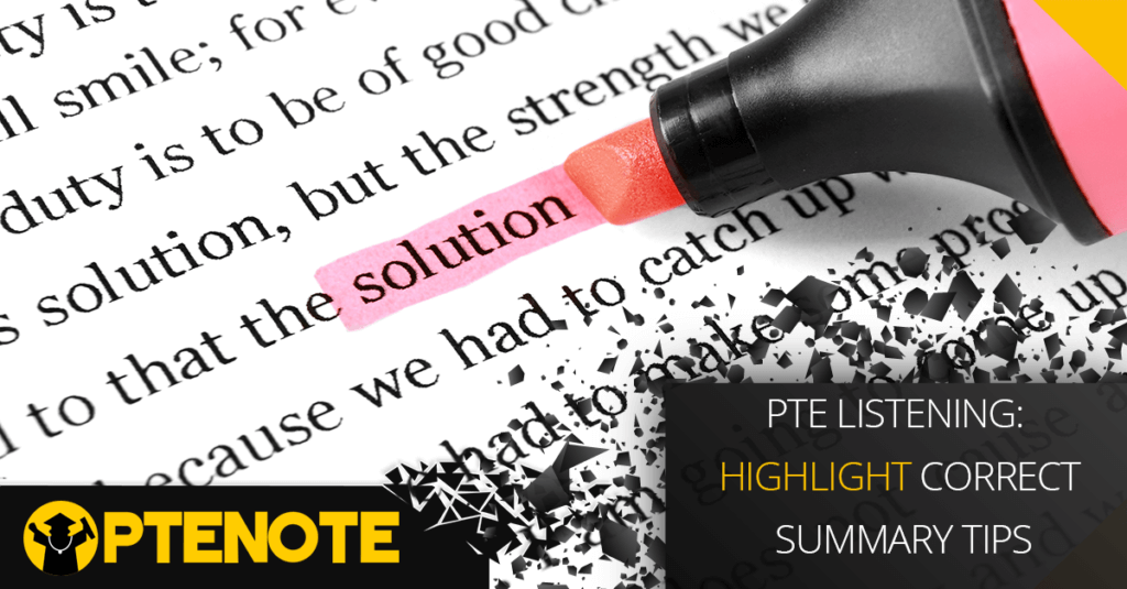 PTE Listening: Highlight Correct Summary Tips – Buy PTE Voucher from ... PTE Listening: Highlight Correct Summary Tips – Buy PTE Voucher from ...