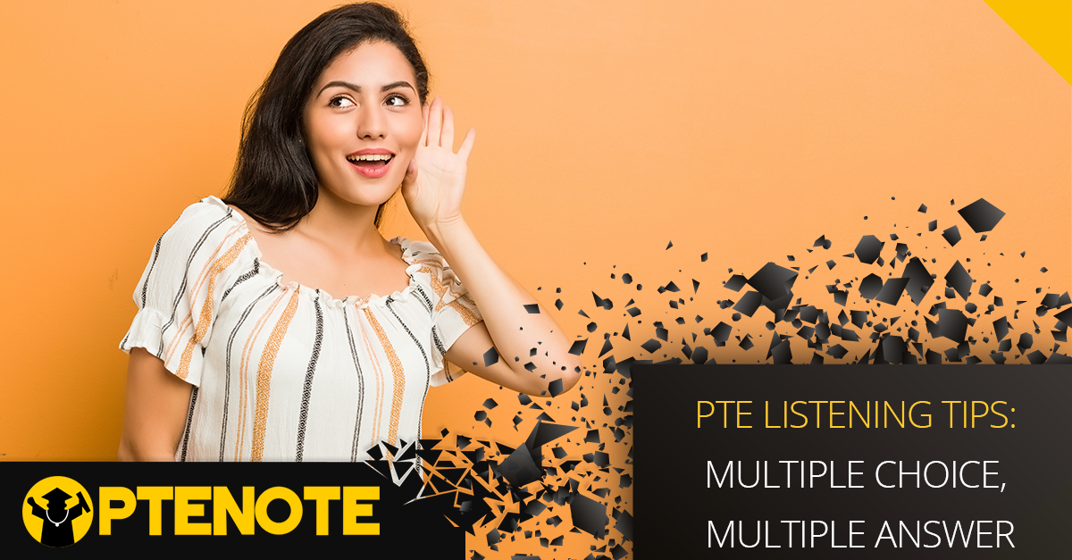 Buy PTE Voucher From PTENOTE PTE Listening Tips Multiple Choice