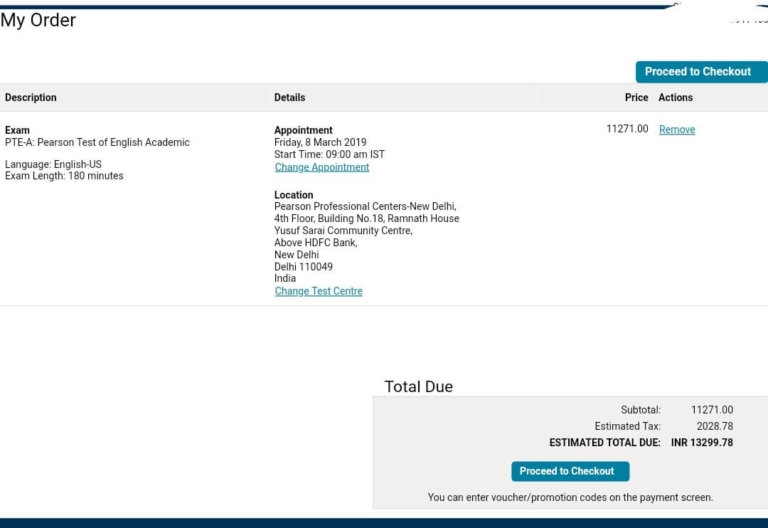 How to book PTE Academic using PTE Voucher