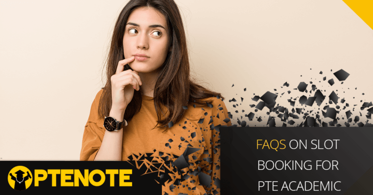 When to use your NotePad and Pen in PTE Academic