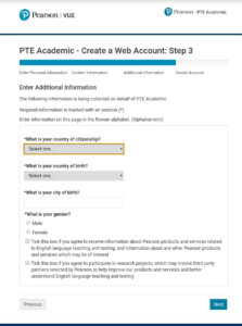 How to create an account On pearsonpte.com – Buy PTE Voucher from PTENOTE