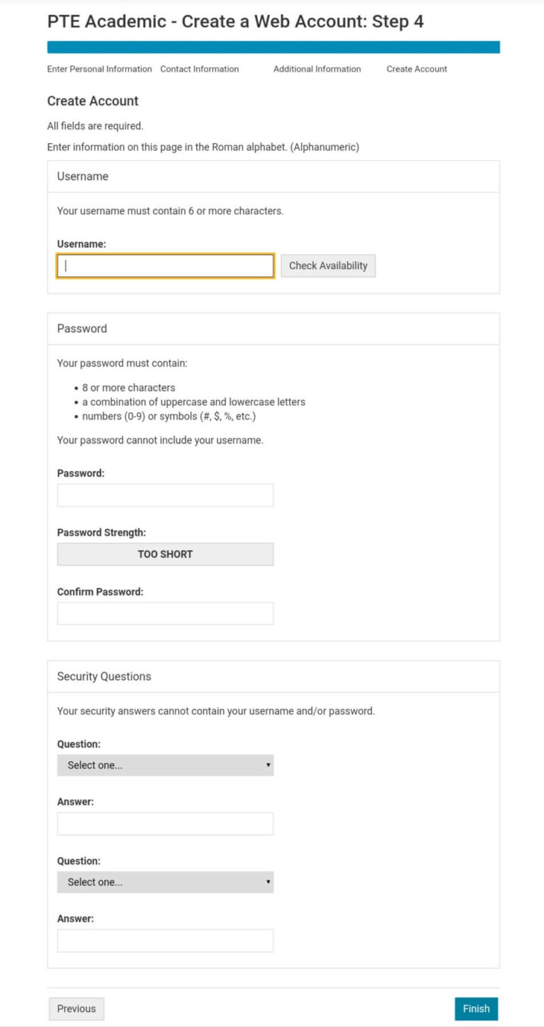 Buy PTE Voucher from PTENOTE | How to create an account On pearsonpte.com