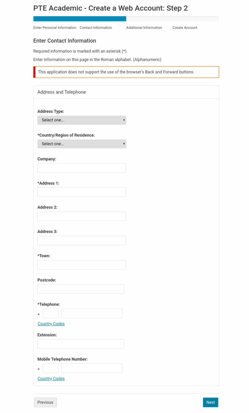 How to create an account On pearsonpte.com – Buy PTE Voucher from PTENOTE