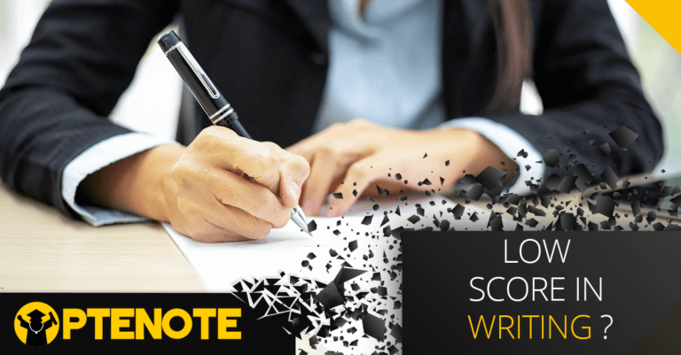 A high score in enabling skills and written discourse but a low score ...